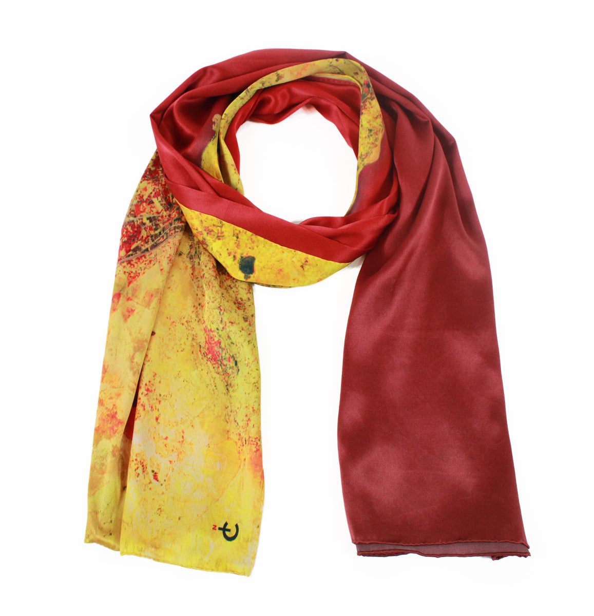 Buy Palermo Red Rectangular Scarf, shawl Online in USA, Canada, Los ...